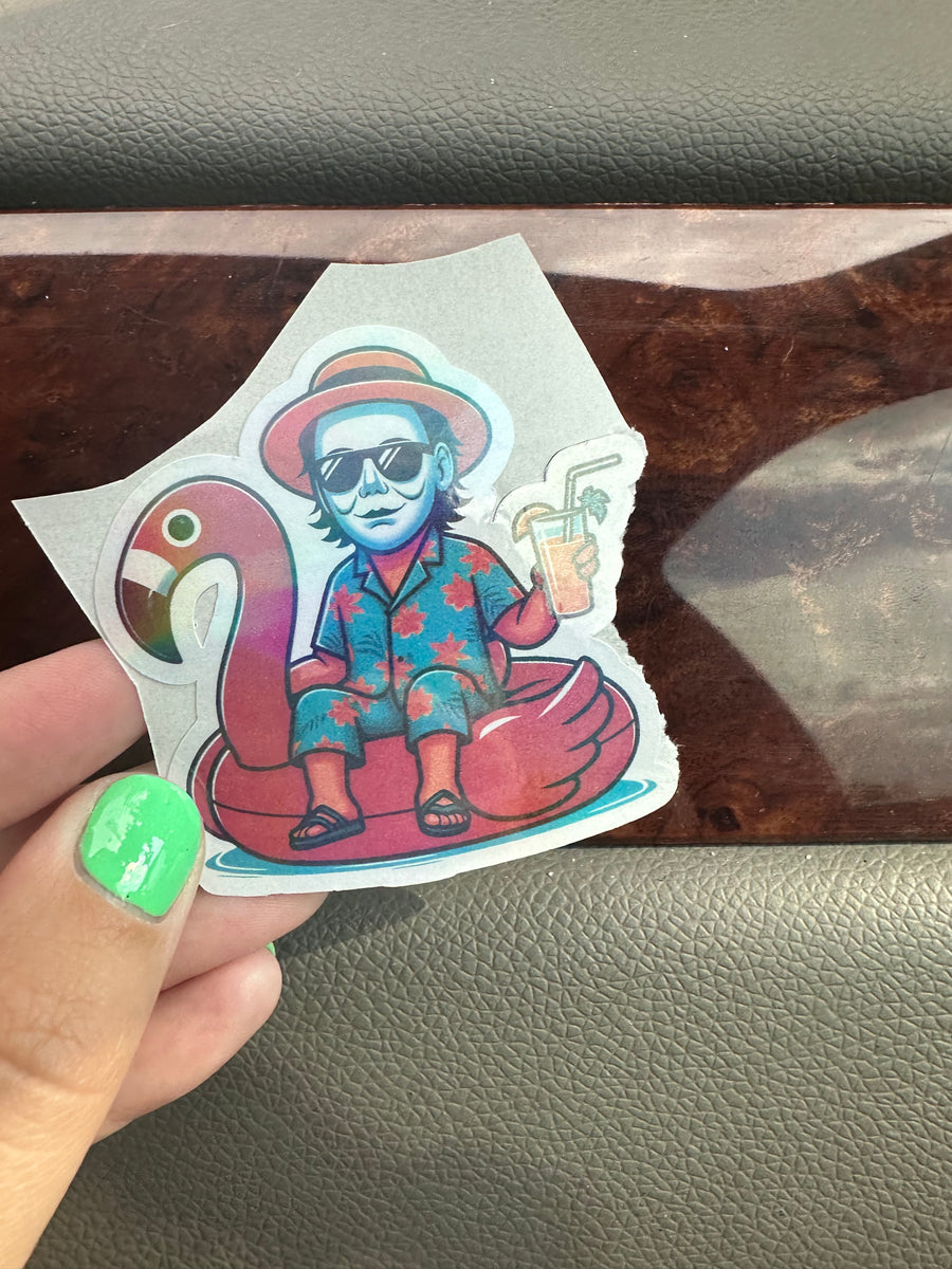Horror pool party sticker pack – Ellies Extras